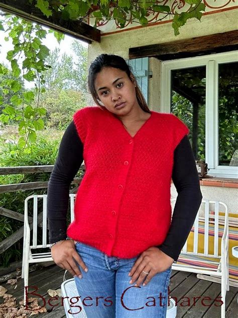 Marguerite Gilet Court Ss Manches Mohair Pr Cieuse Kit Tricoter