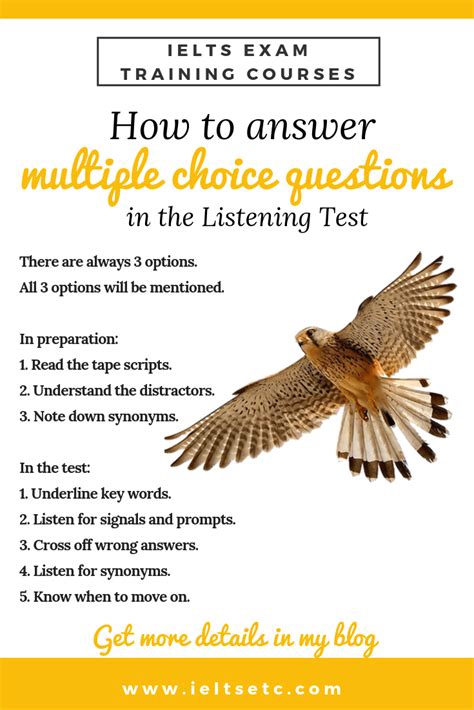 How To Answer Multiple Choice Questions In A Lecture Style Listening