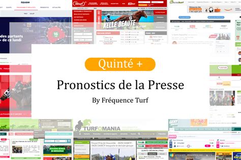 Pronostics de la presse PMU Quinté du mercredi 04 10 2023