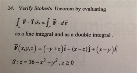 solved verify stokes s theorem by evaluating integral c as