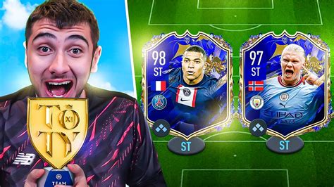 I Used The Full Toty Team In Fifa Youtube