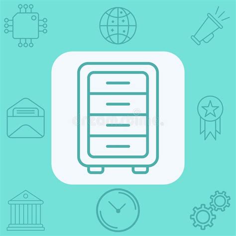 S Mbolo De La Muestra Del Icono Del Vector Del Caj N Stock De