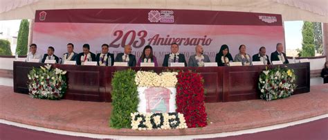 ENCABEZA NELLY RIVERA LA CEREMONIA POR EL 203 ANIVERSARIO DE LA