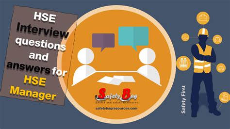 HSE Manager Interview Questions And Answers Safety Bag