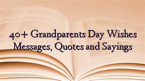 40 Grandparents Day Wishes Messages Quotes And Sayings TechNewzTOP