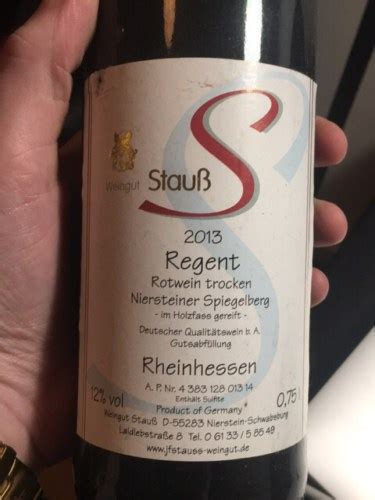 Stauss Regent Trocken Vivino