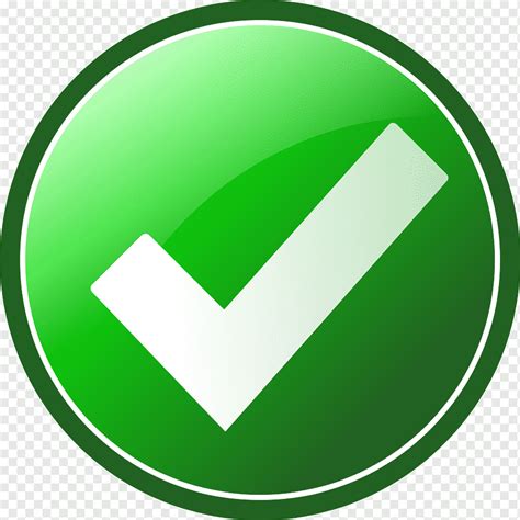 Check Mark Green Tick Trademark Logo Sign Png Pngwing