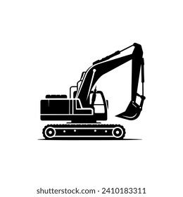 Kubota Kx Mini Excavator Outline Immagine Vettoriale Stock