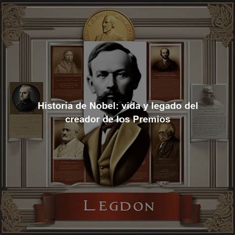 Historia De Nobel Vida Y Legado Del Creador De Los Premios