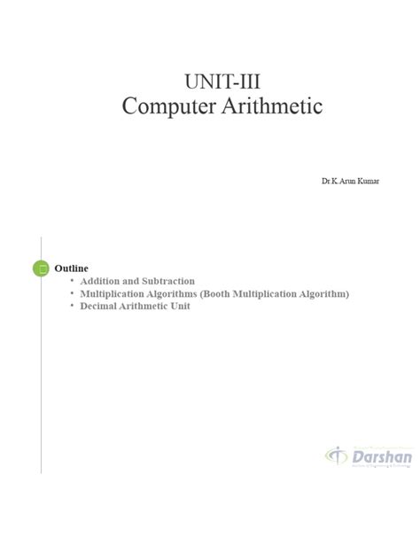 computer arithmetic pdf arithmetic multiplication