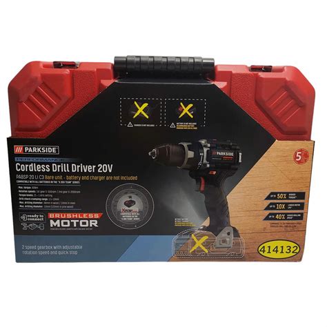 PARKSIDE PERFORMANCE AKUMULATOROWA WIERTARKO WKRĘTARKA 20V PABSP 20