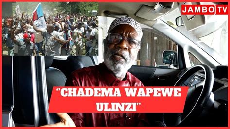 HASHIM RUNGWE AUNGA MKONO MAANDAMANO YA CHADEMA NI HAKI YAO WAACHE