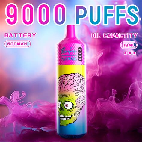 New Inventions Runfree Tornado 9000 Puffs Rechargeable RGB Flash Dry