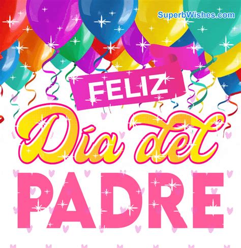 Brillante Feliz Día del Padre 16 de Junio de 2024 Imagen SuperbWishes