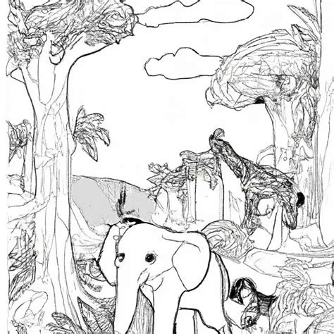 Desenhos De Florestas Realistas Para Imprimir E Colorir