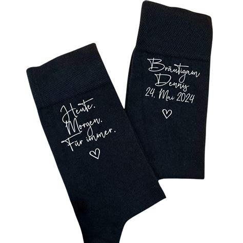 Hochzeitssocken Gegen kalte Füße Hochzeit Socken personalisiert für