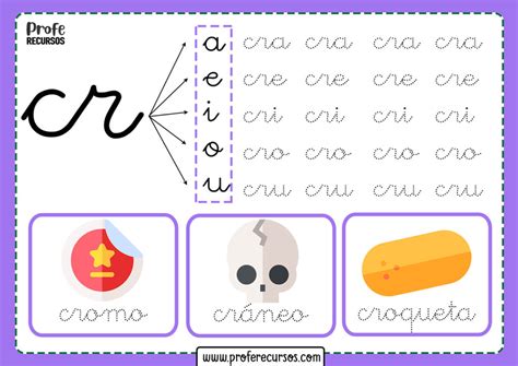 S Labas Trabadas Con Cr Cra Cre Cri Cro Cru Palabras Con Cr