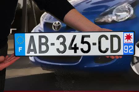 Nouvelles Plaques D Immatriculations Mode D Emploi
