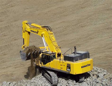 Komatsu PC800 8R Hydraulic Excavator 74 Ton 496 Hp Specification And