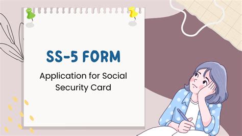 Print SS 5 Form For Free Blank SS5 Printable Form For A Social