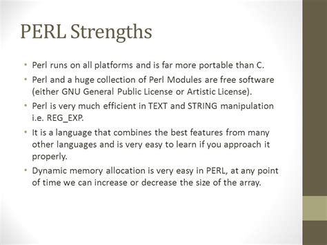 PERL Ronald L Ramos Proglan What Is PERL Perl Stands For Practical