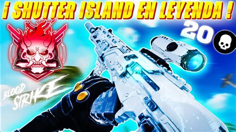 Así son las partidas en RANGO LEYENDA de BLOOD STRIKE en SHUTTER ISLAND