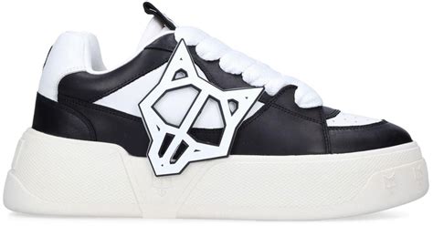 Naked Wolfe Leather Kosa Low Top Sneakers In Blue For Men Lyst Uk