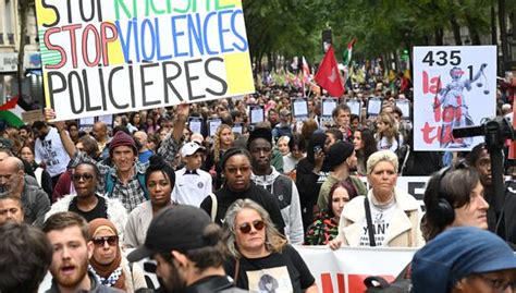Francia Incidentes en París en una protesta contra la violencia