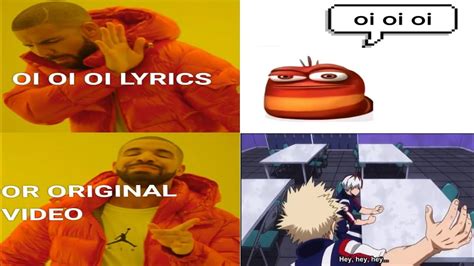 Oi Oi Oi Red Larva Lyrics Atau Original Video YouTube