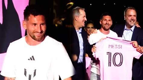 PRESENTACIÓN DE MESSI EN MIAMI LO QUE NO SE VIO COMPINCHES CON KUN
