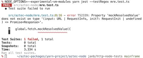 node js how to correctly mock global fetch when using jest 29 nodejs 18 and esm stack overflow