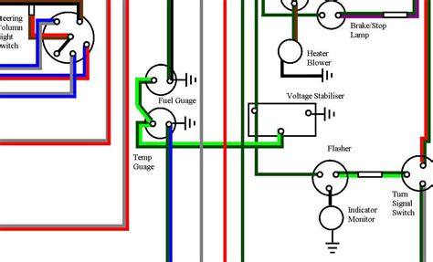Sunbeam Alpine Series 2 Full Colour Wiring Diagram A3 Laminated 16