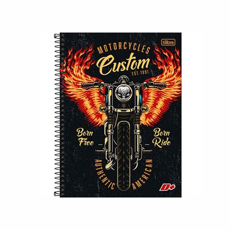 Caderno Espiral Capa Dura Folhas D Mais Capa Tilibra