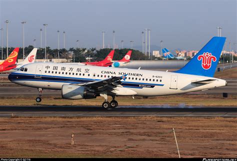 B 6203 China Southern Airlines Airbus A319 115 Photo By GZ T16 ID