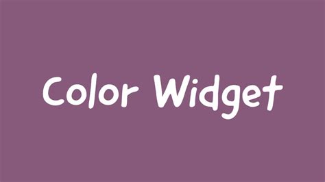 Widget Color In Odoo Color Field In Odoo Odoo Development