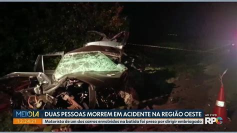 Dois Homens Morrem Em Acidente Entre Carros Na Pr Um Dos