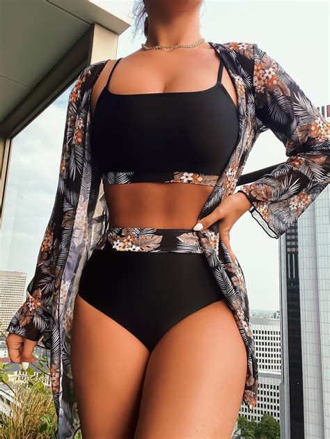Maillot Trikini Spandex Femme N1 Du Trikini Pour Femme