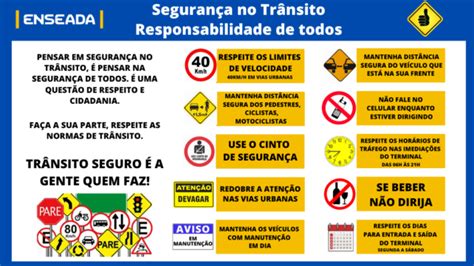 SEGURANÇA NO TRÂNSITO RESPONSABILIDADE DE TODOS