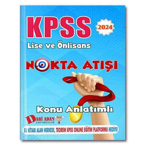 KPSS Lise Ve Ön Lisans Nokta Atışı Konu Dahi AdamYayınları Yardımcı