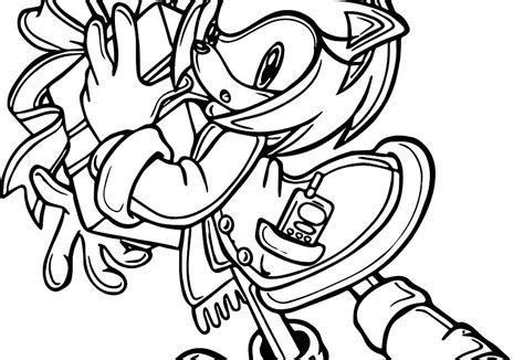 Amy Rose Kolorowanka Dla Ch Opc W Online Do Pobrania I Druku Za Darmo