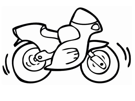 Desenhos de Moto Para Crianças para Colorir e Imprimir ColorirOnline