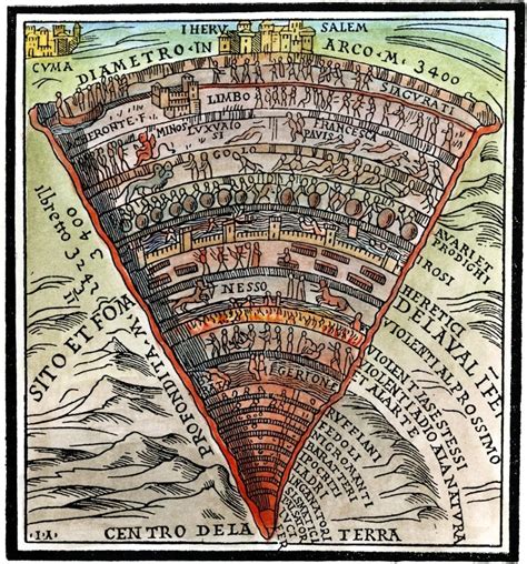 Amazon DanteS Inferno C1520 Nwoodcut From A Ventian Edition Of The