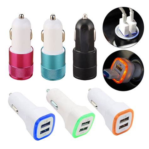 Universele Led Dual Usb 2 1A 1 0A Autolader 2 Po Grandado