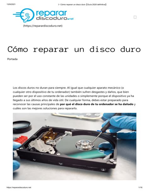 C Mo Reparar Un Disco Durogu A Definitiva