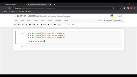 Python Program To Check If The Given Angles Can Form A Triangle Or