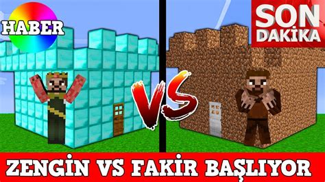 ZENGİN VS FAKİR 45 Minecraft YouTube