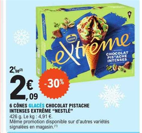 Promo C Nes Glac S Chocolat Pistache Intenses Extr Me Nestl Chez E
