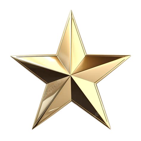 Estrella Metálica Dorada PNG dibujos Estrella Espumoso Resplandor