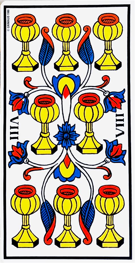 Significations Du Neuf De Coupe Dans Le Tarot De Marseille