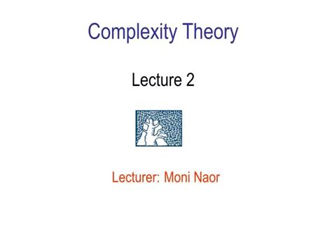 ppt complexity theory lecture 2 powerpoint presentation free download id 1769965